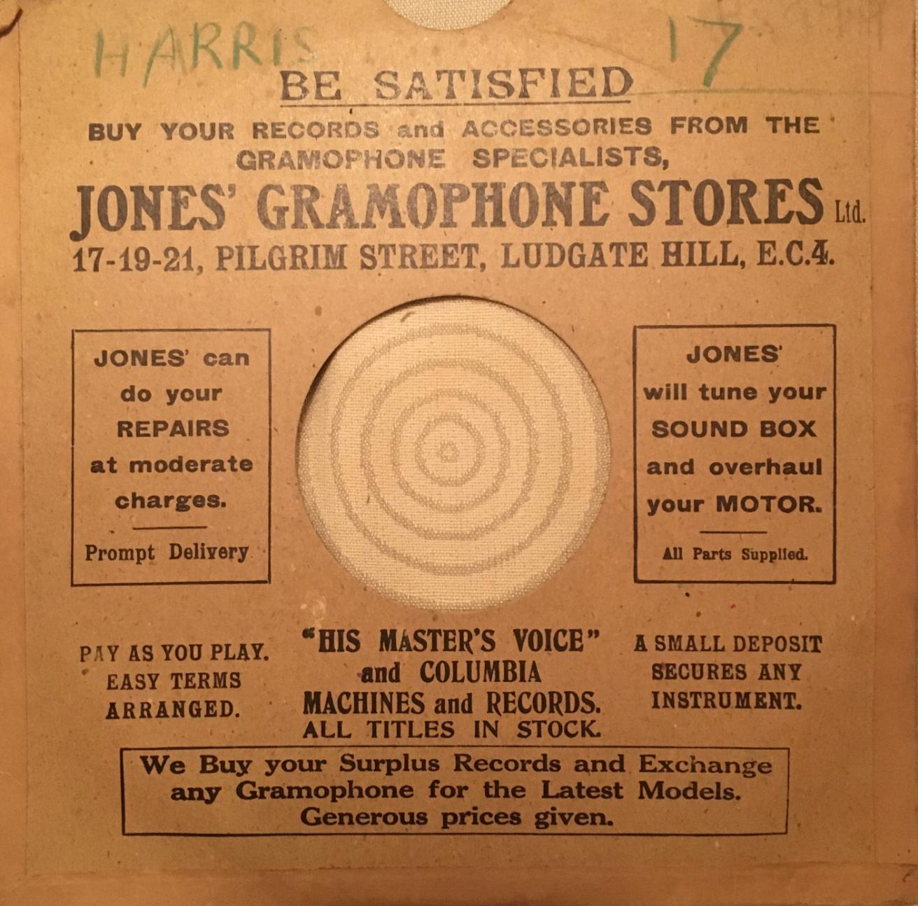Jones Gramphone Stores