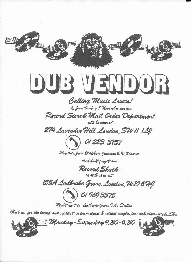 Dub Vendor